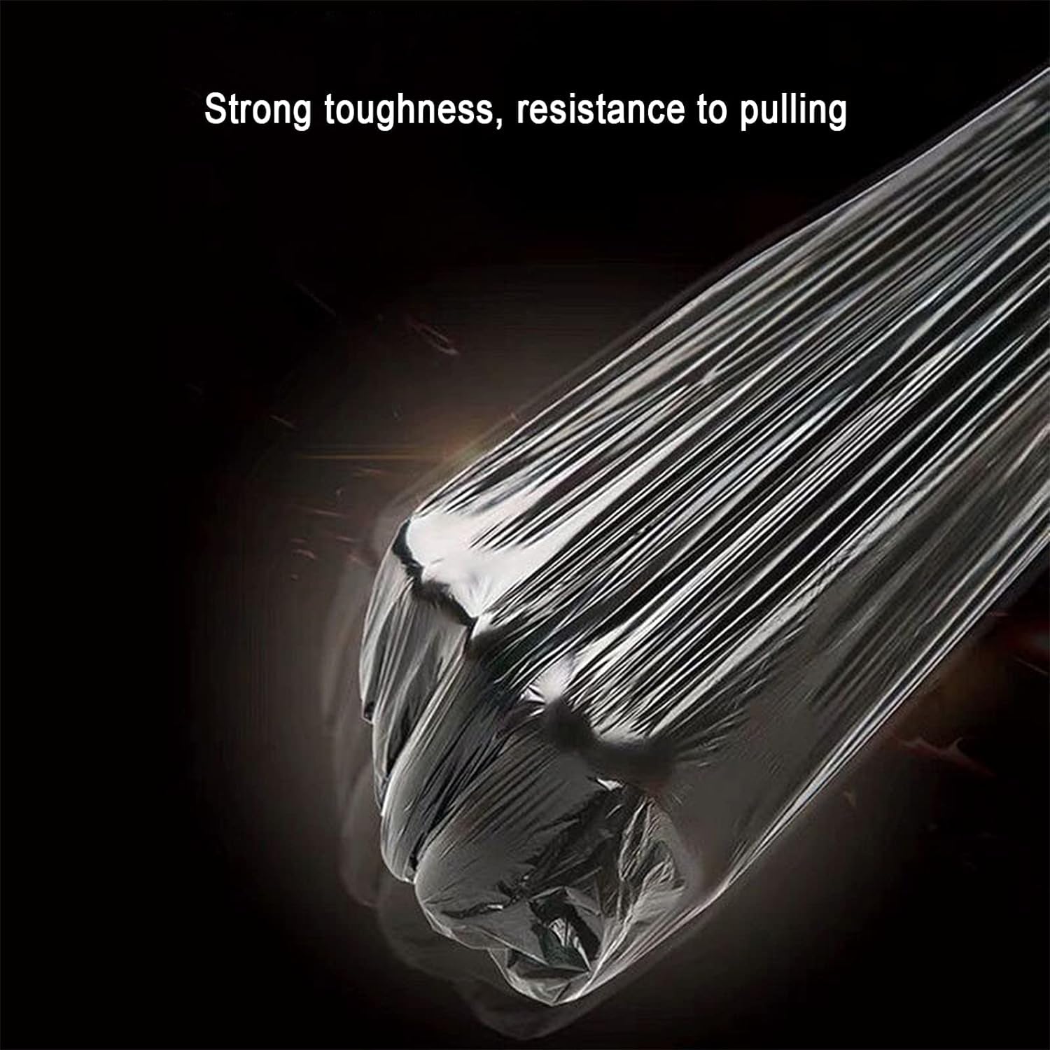 Small Trash Bags, Strong Black Garbage Bags, Unscented Thicken Bin Liner Suitable for Bedroom Home Kitchen 6 Gallon 120 Count