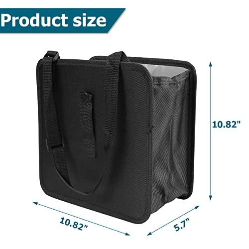 AICEL Car Foldable Trash Can, Multipurpose Large Capacity Storage Bag Organizer, Hanging Waterproof Leakproof Garbage Can, Car Interior Accessories Automotive Traveling Portable Trash Bin