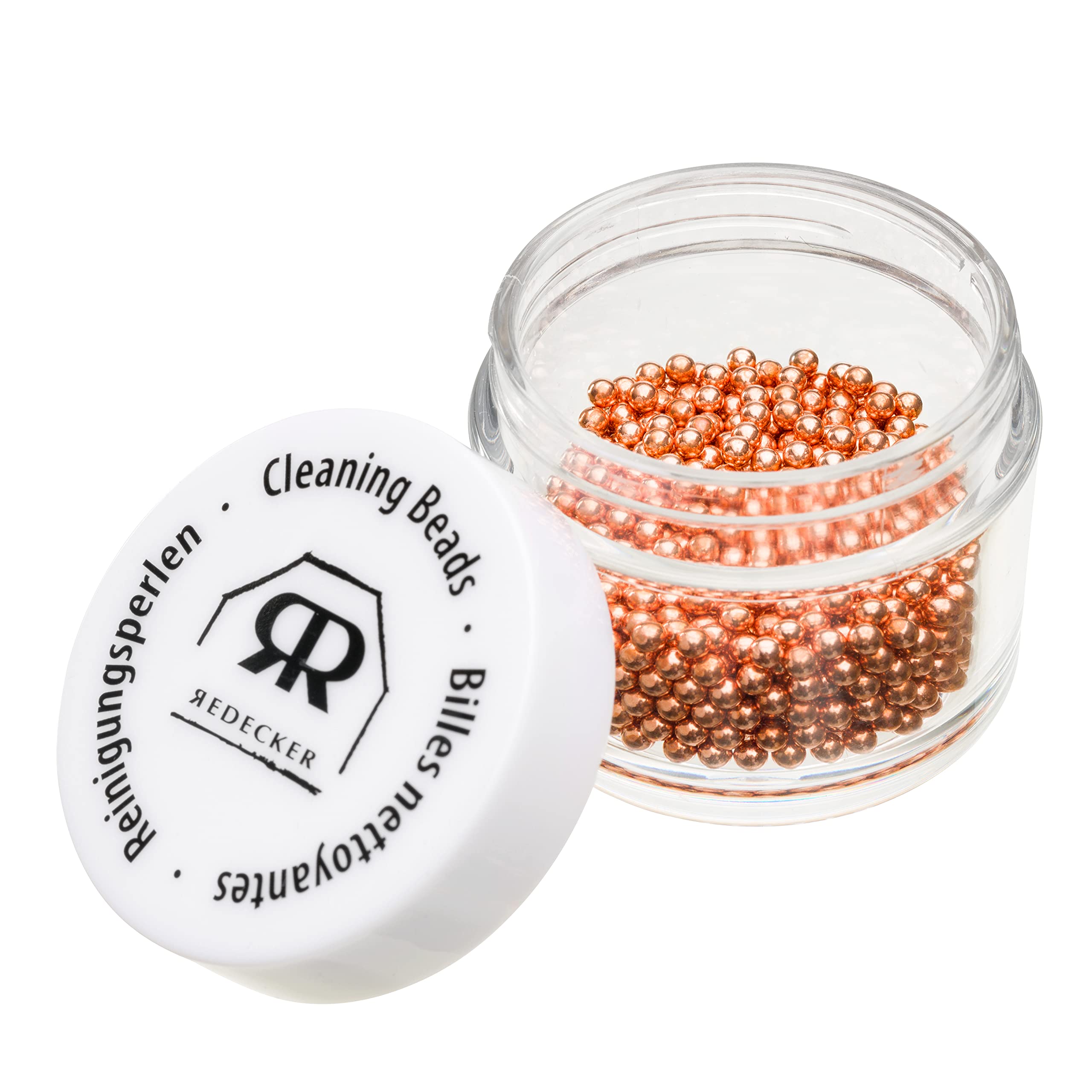 Redecker Copper Cleaning Beads, Innovative Gentle Cleaning Solution for Vases, Decanters and More