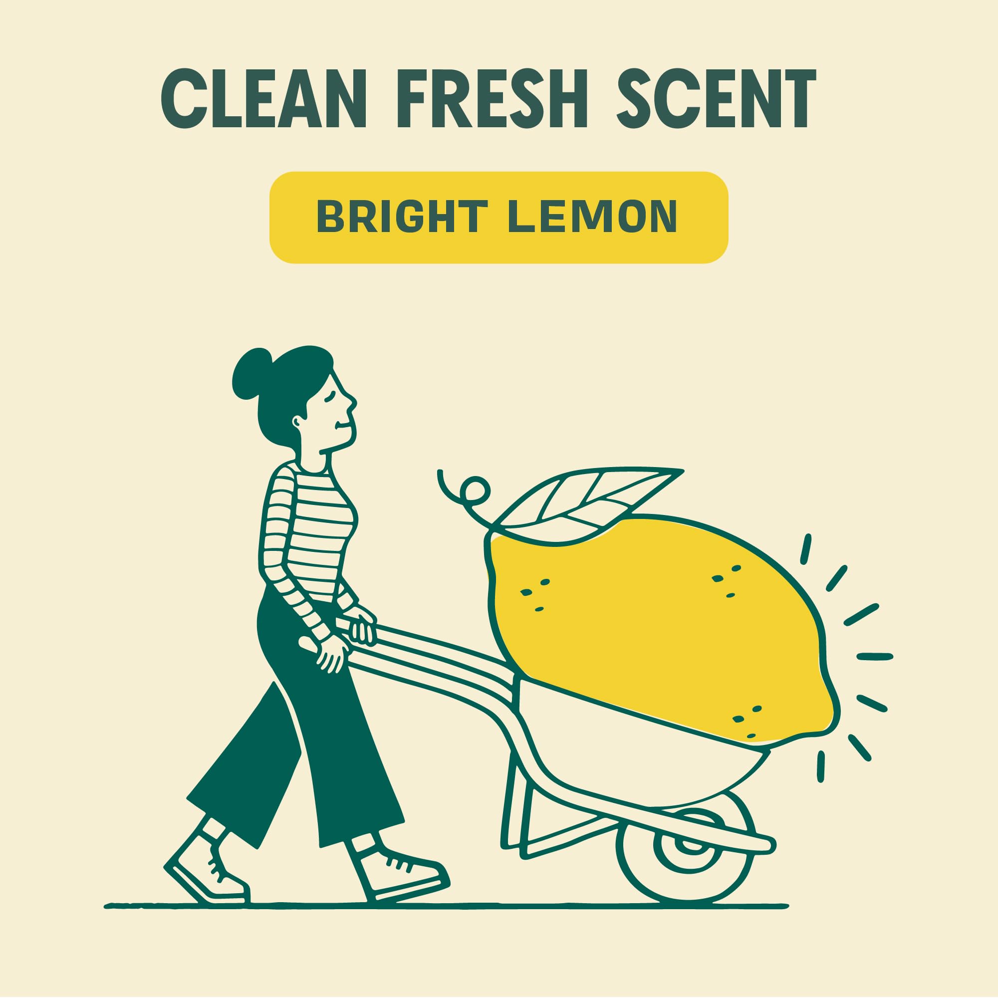 Aunt Fannie's Floor Cleaner Vinegar Wash Concentrate - Multi-Surface Cleaner, 32 oz. (Single Bottle, Bright Lemon)