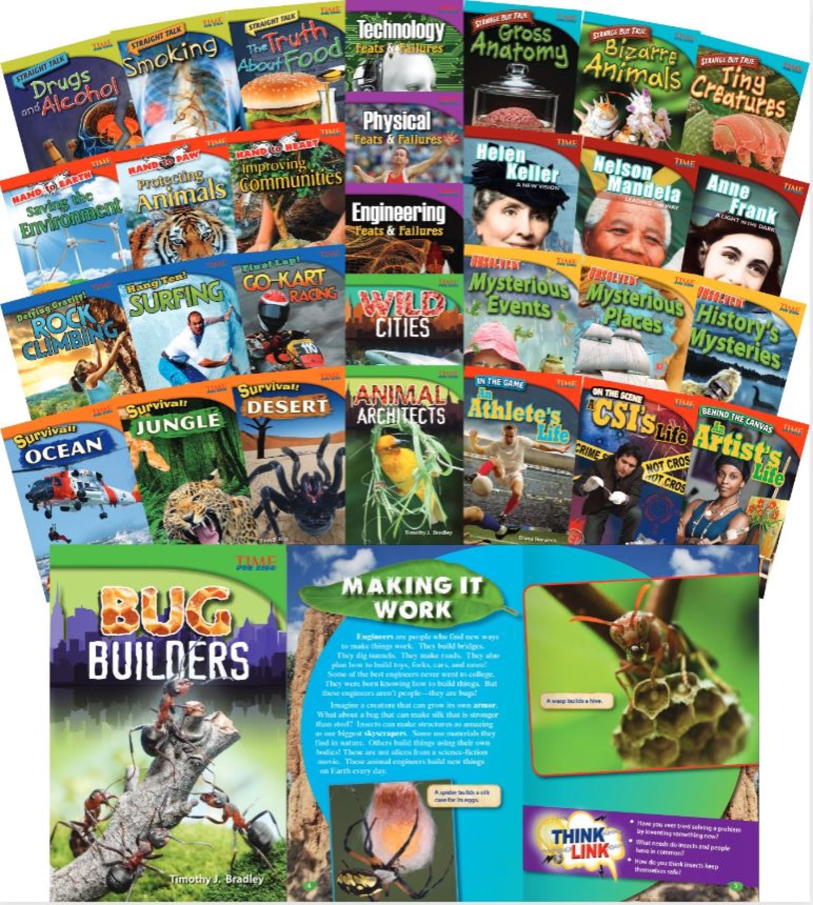 TIME FOR KIDS® Informational Text Grade 4 Readers 30-Book Set (TIME FOR KIDS® Nonfiction Readers)