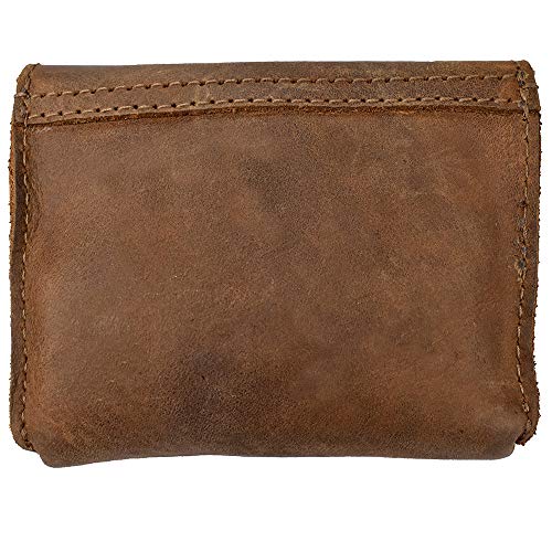 Hide & Drink, Rectangular Cash Holder, Earphone Pouch, Card Case, Vintage Pouch, Everyday Accessories, Full Grain Leather, Handmade, Bourbon Brown