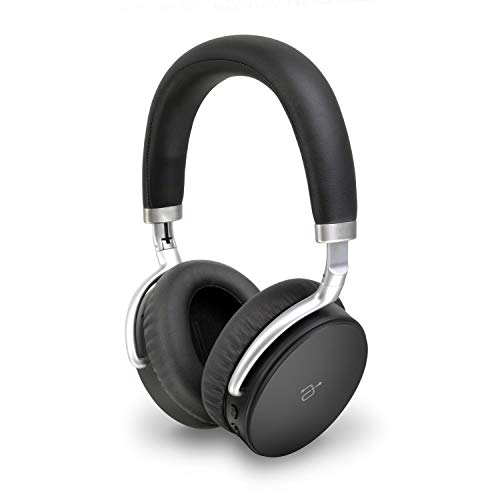 Aluratek Bluetooth Wireless Stereo Over-Ear Headphones with Built-in Mic, Comfortable Earpads, for Smartphone, iPhone, PC, MAC, Tablets (ABH05F) Black