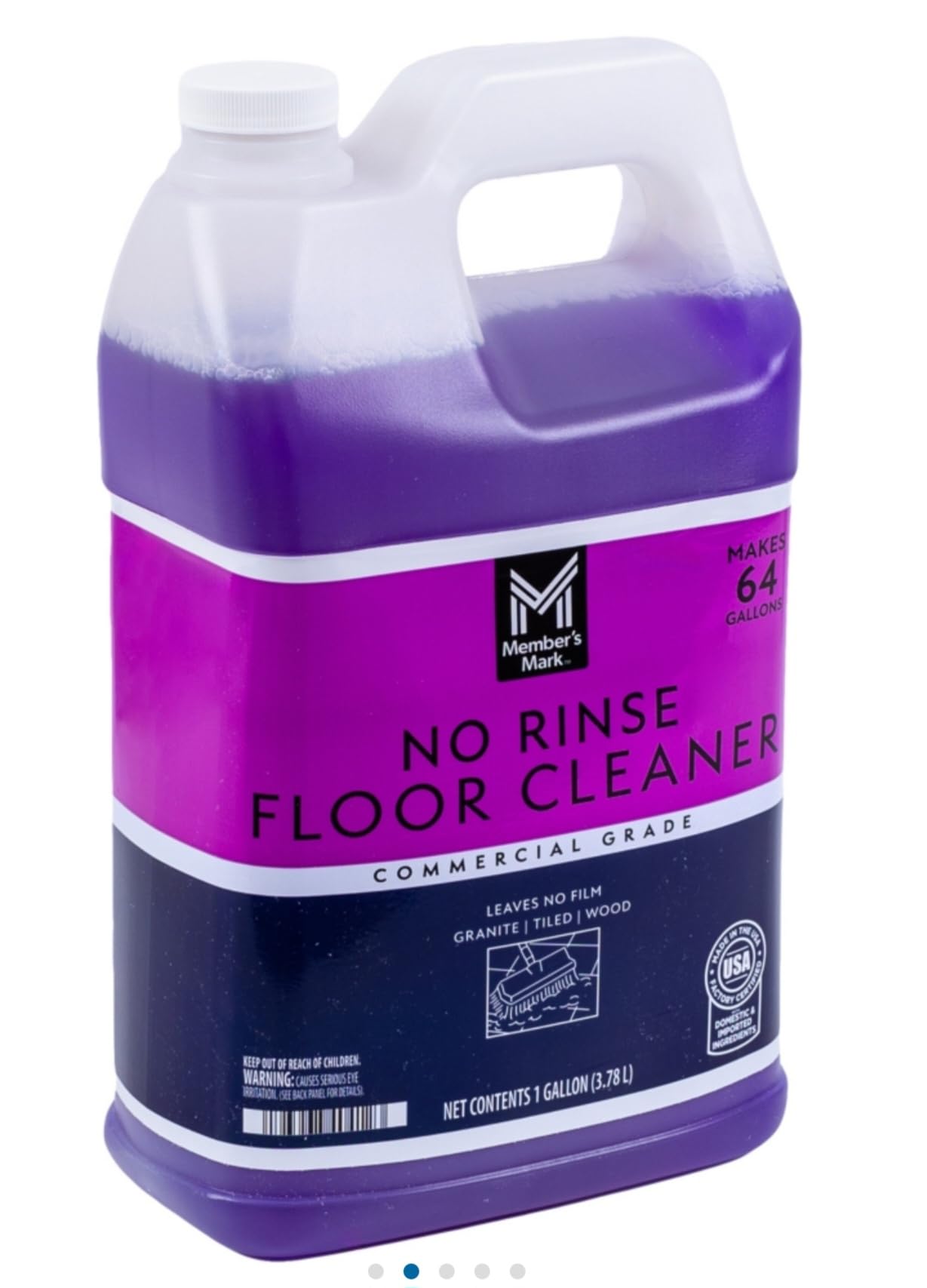 Member's Mark Commercial No-Rinse Floor Cleaner by Ecolab (1 gal.) (2 Pack)