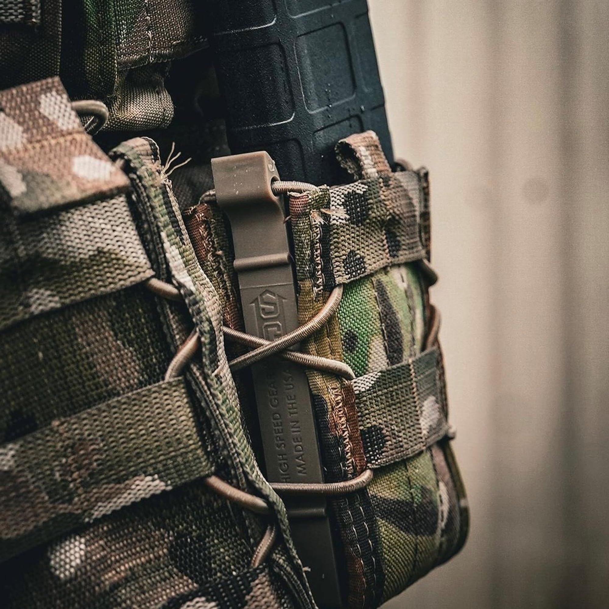 High Speed Gear® - Original Taco® MOLLE Mag Pouch, Police Gear & Military Gear, Tactical Magazine Pouch for Professionals (Multicam)