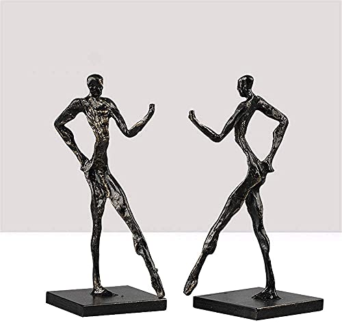Bookend Supports HeavyDuty , Bookends, Heavy-Duty Art Desktop Bookends, People Design and Decorate for Home Office, 1 Pair of Decorative Bookends