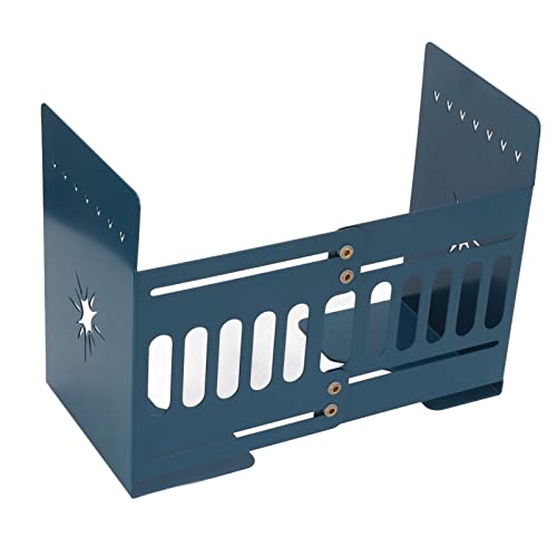 Bookends,Book Ends,Book Ends for Shelves,Retractable Metal Bookends Adjustment Heavy Duty Bookends Decorative for Books Movies Home Desk Office Blue