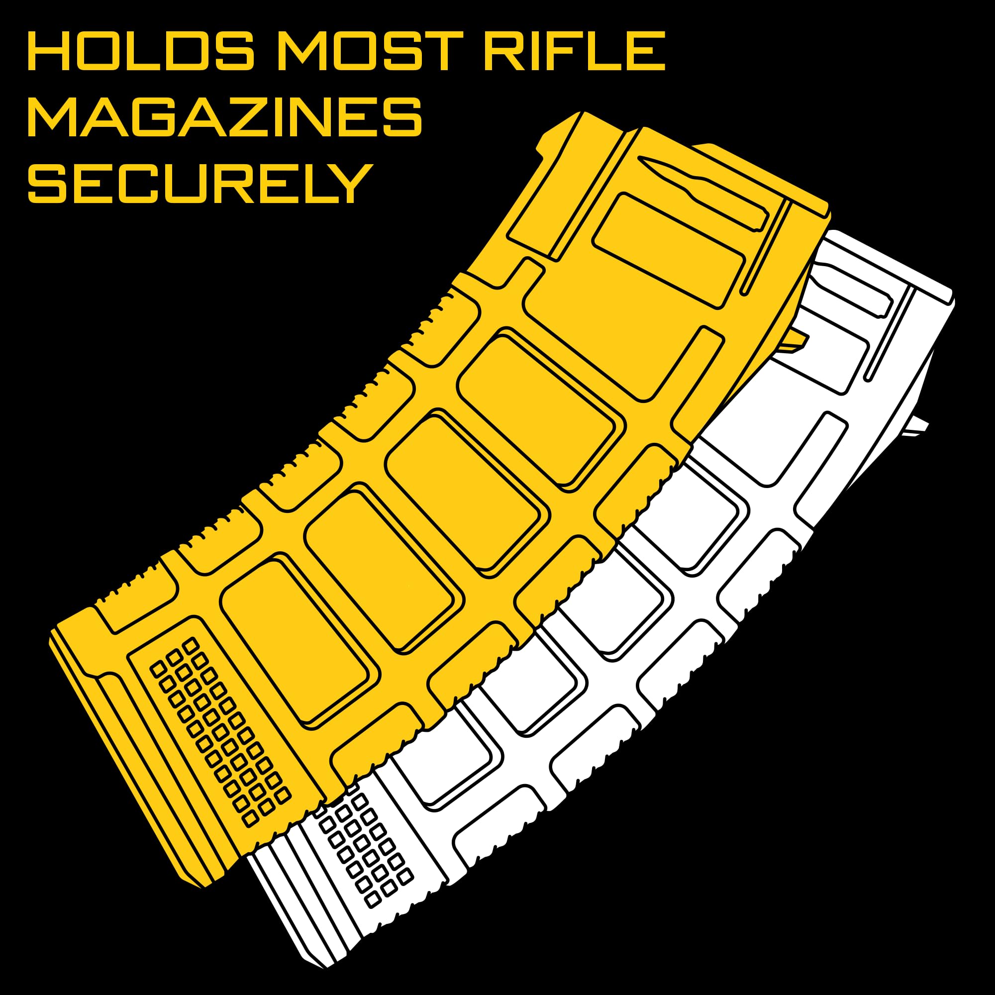 High Speed Gear® - Original Taco® MOLLE Mag Pouch, Police Gear & Military Gear, Tactical Magazine Pouch for Professionals (Multicam)
