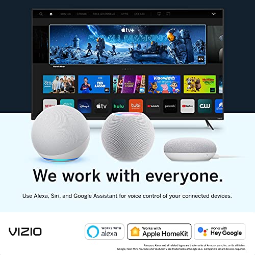 VIZIO 43-inch D-Series Full HD 1080p Smart TV with Apple AirPlay and Chromecast Built-in, TV Only (Renewed)