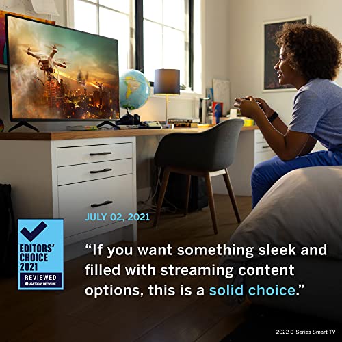 VIZIO 43-inch D-Series Full HD 1080p Smart TV with Apple AirPlay and Chromecast Built-in, TV Only (Renewed)