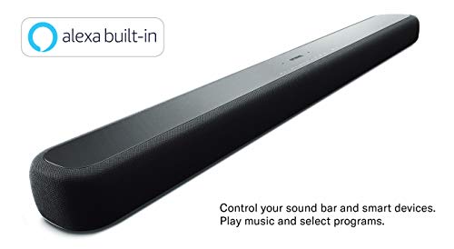 Yamaha Audio YAS-209BL Sound Bar with Wireless Subwoofer, Bluetooth, and Alexa Voice Control Built-In,Black,36 x 2.5 x 4.25 inches
