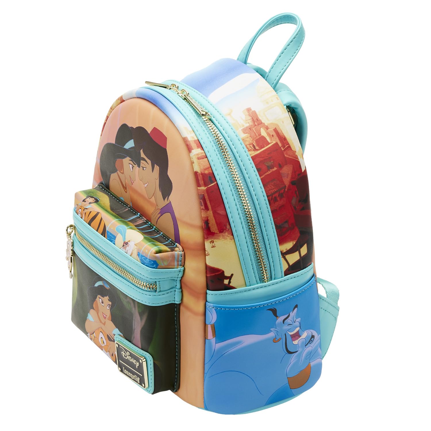 Loungefly Disney Aladdin Jasmine Princess Scenes Double Strap Shoulder Bag