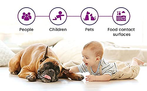 Hardwood Floor Cleaner - Ready-To-Use Solution - Multi-use - Water Based Liquid, Safe, Gentle, & Natural - For All Wood & Laminate Flooring - Lavender Scent