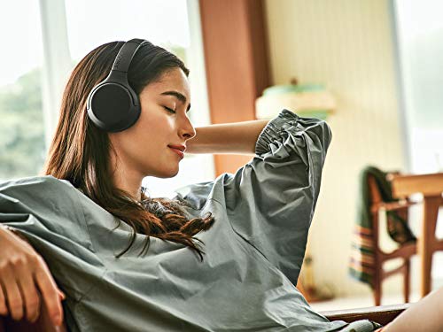 Sony WHXB700 Wireless Extra Bass Bluetooth Headset/Headphones with mic for Phone Call and Alexa Voice Control, Black