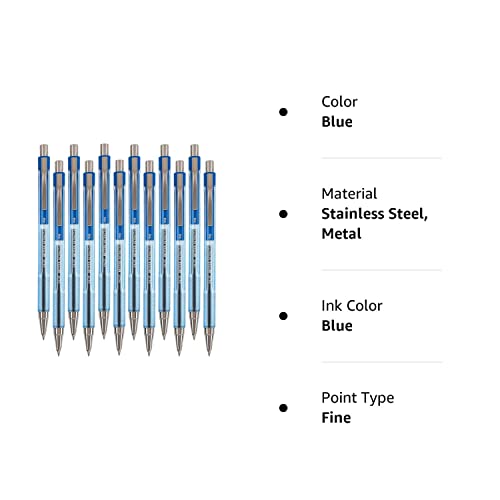 Pilot Better Retractable Ballpoint Pen , Blue Fine Point, 12-Count (30001)