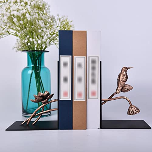 Bookends Metal Book Stand Simple Bookend Book Clip Office Book Depends on Home Study Decoration Decoration Suitable for Student Colleagues Office Book Stopper bookends