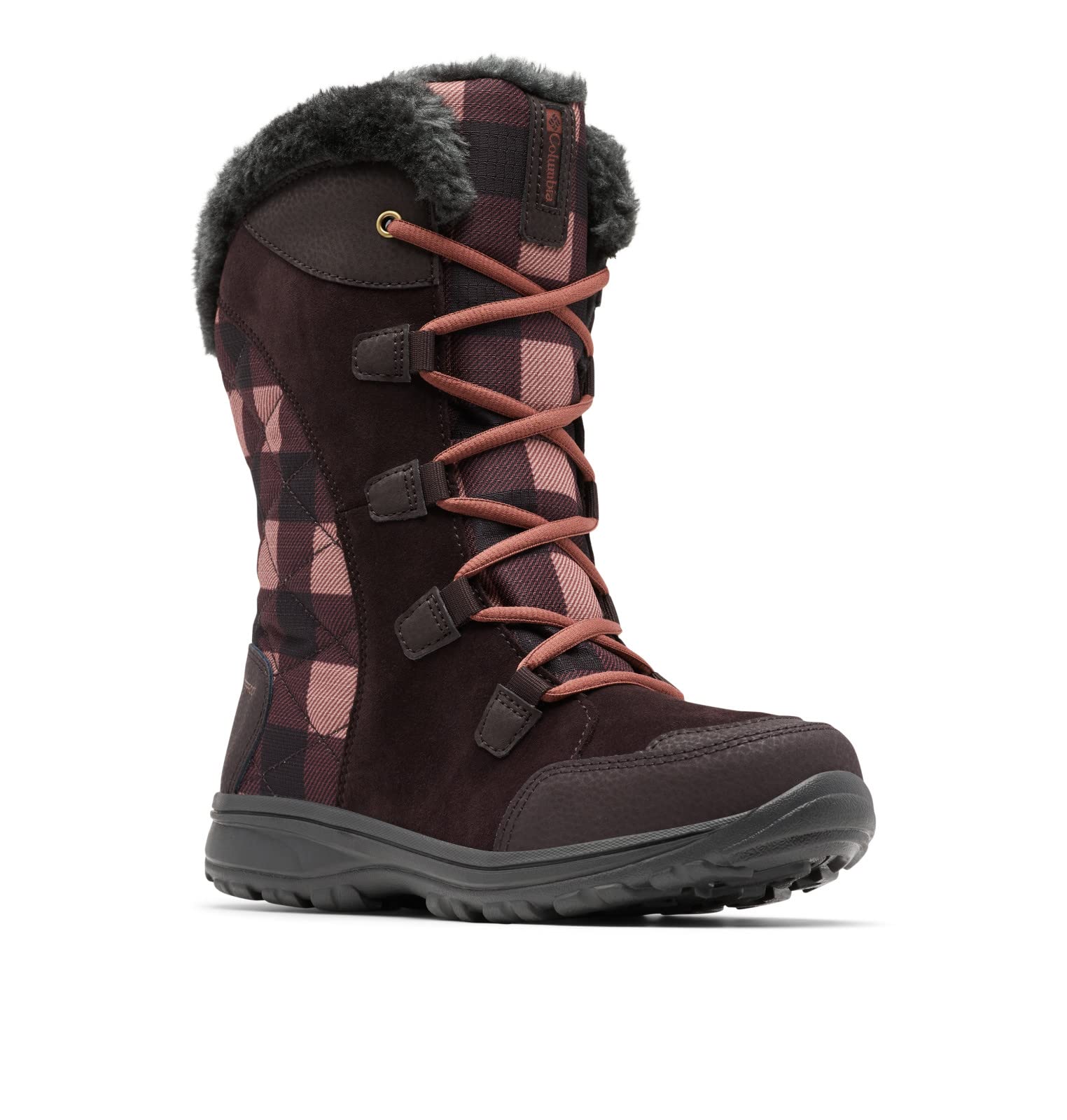 Columbia Women's Ice Maiden II Snow Boot, New Cinder/Crabtree, 10 M US