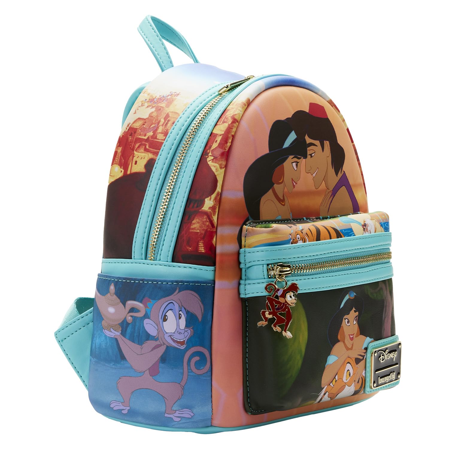 Loungefly Disney Aladdin Jasmine Princess Scenes Double Strap Shoulder Bag