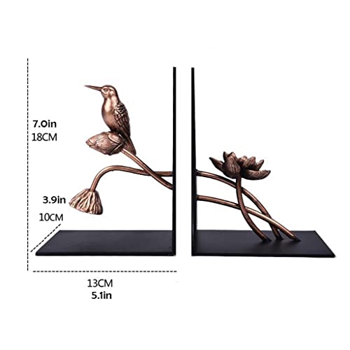Bookends Metal Book Stand Simple Bookend Book Clip Office Book Depends on Home Study Decoration Decoration Suitable for Student Colleagues Office Book Stopper bookends