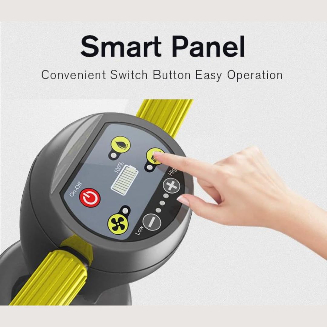 SANITMAX SM430 17" Commercial Floor Scrubber Machine, Rotary Double Brushes, 10000 sqft/h, Cordless Rechargeable Lithium Battery