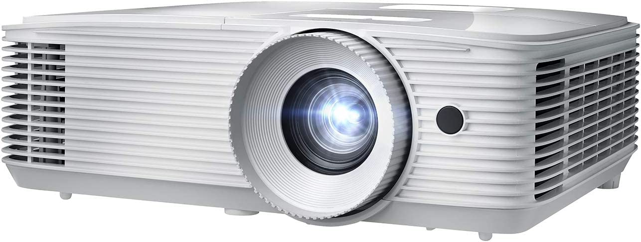 Optoma EH412x Professional 1080p Projector | 4,500 Lumens for Daytime Use in Meetings, Training and Classrooms | 15,000 Hour Lamp Life | 4K HDR Input | Built-in Speaker