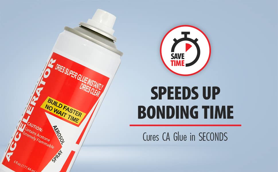 Starbond 2 oz. Thick CA Glue with 6 oz. Aerosol Activator Bundle (Premium Cyanoacrylate Super Glue) for Mitre Joint Bonding, Woodworking, Carpentry, Archery Fletching