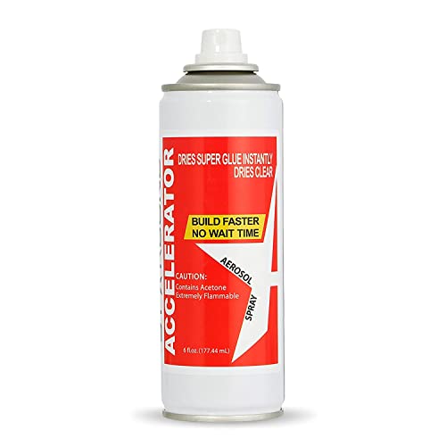 Starbond 2 oz. Thick CA Glue with 6 oz. Aerosol Activator Bundle (Premium Cyanoacrylate Super Glue) for Mitre Joint Bonding, Woodworking, Carpentry, Archery Fletching