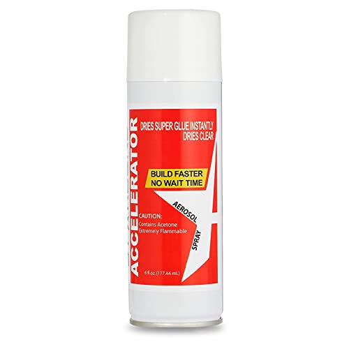 Starbond 2 oz. Thick CA Glue with 6 oz. Aerosol Activator Bundle (Premium Cyanoacrylate Super Glue) for Mitre Joint Bonding, Woodworking, Carpentry, Archery Fletching