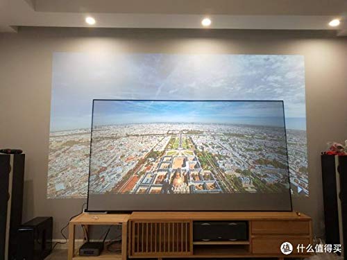 100inch 4k Ultra Short Throw PET Crystal ust CLR Screen 16:9 Ceiling Light Rejecting Projection Screen for Ultra Short Throw Projector Fixed Frame Screen for Home Theater, Boardroom