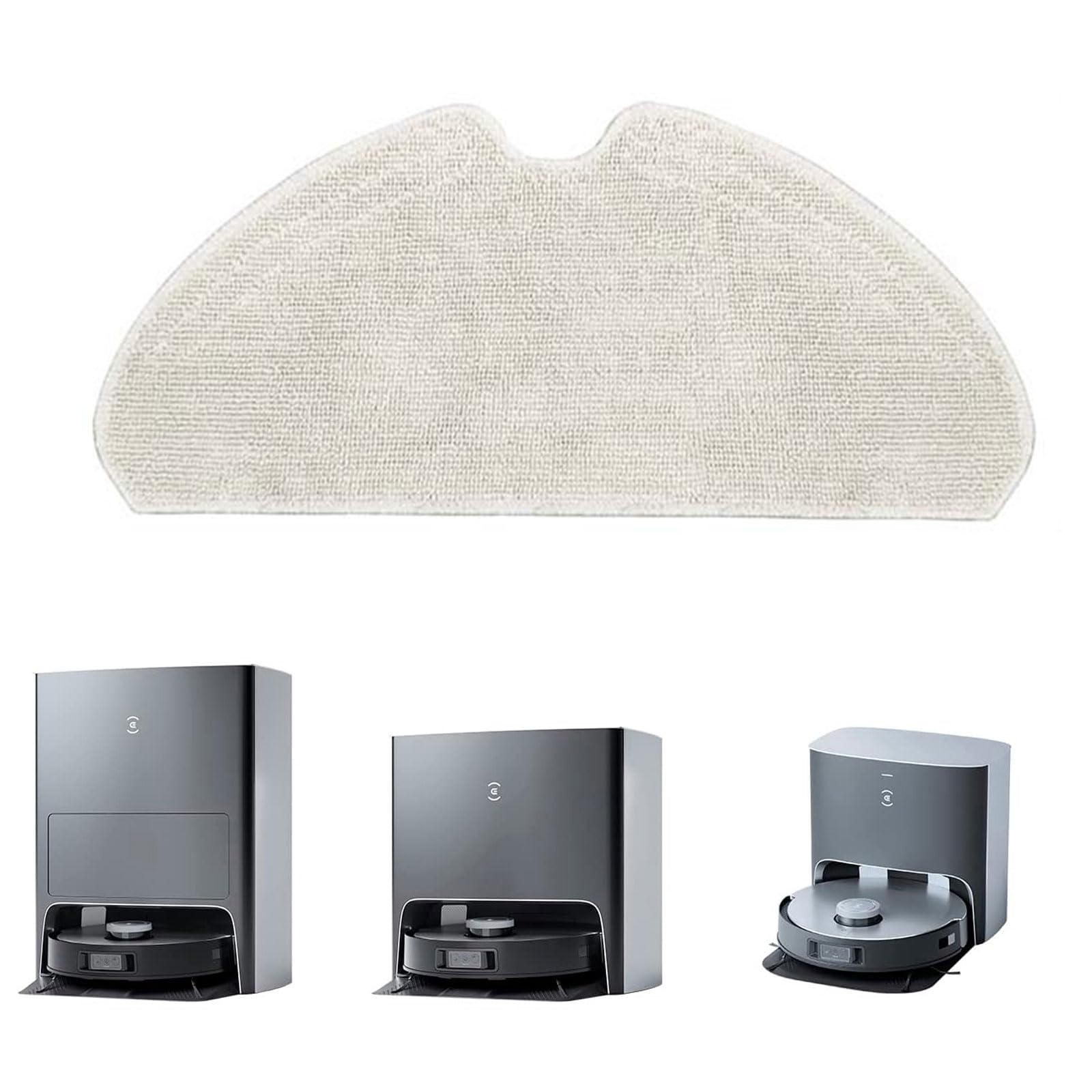 Reusable Sweeping Robot Vacuum Cleaner Cleaning Cloth Mop Wipe Replacement Accessories Compatible For D10S/D10S 5pcs Vacuum Cleaner Cleaning Supplies Mop Cloth Accessories Floor Cleaning Tools