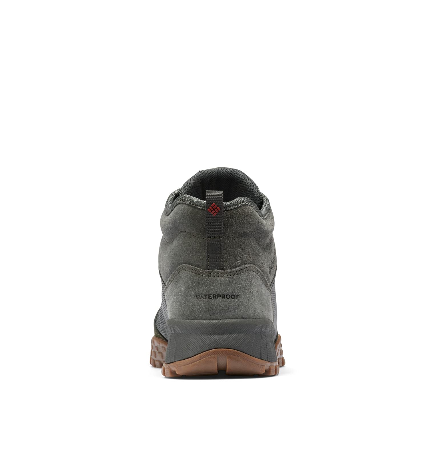 Columbia Men's Fairbanks Mid Hiking Shoe, Gravel/Dark Moss, 10.5