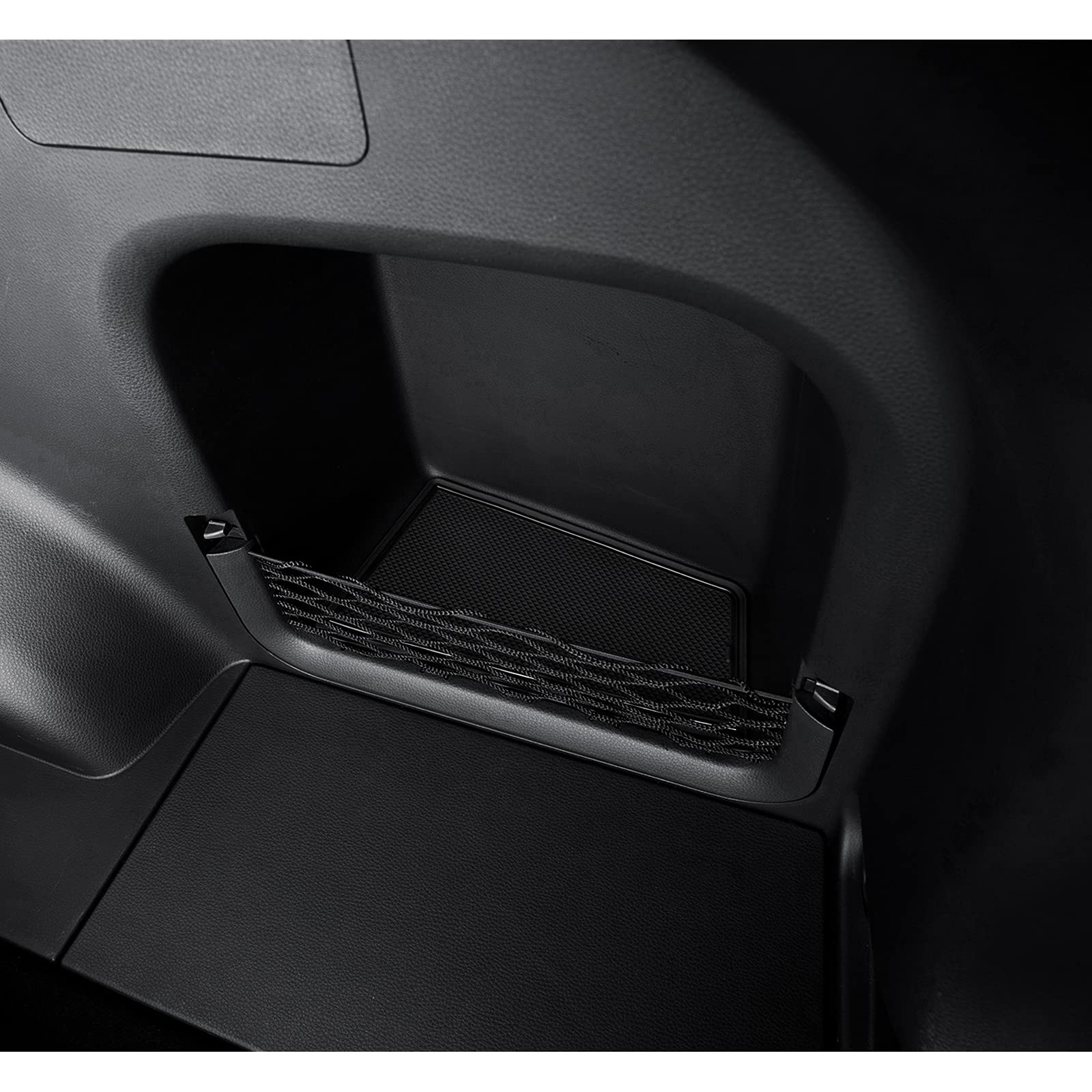 JDMCAR Liner Accessories Compatible with Toyota RAV4 2019-2024 2025 and 2021-2025 RAV-4 Prime, Custom Fit Cup Holder, Center Console, and Door Pockets Inserts Kit (Black Trim) - 15 PC Set