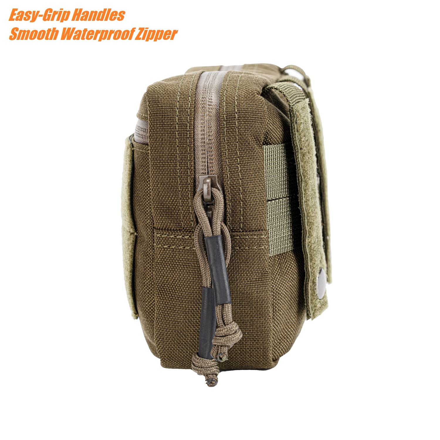 Dotacty Mini Modular Admin Pouch Tactical MOLLE Utility Gear Tool Pouch for Chest Rig Duty Vest Battle Belt Accessory Bag Addition for Pack RG