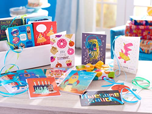 American Greetings Deluxe Kids Birthday Card Assortment, Bright and Cheerful Designs (40-Count)