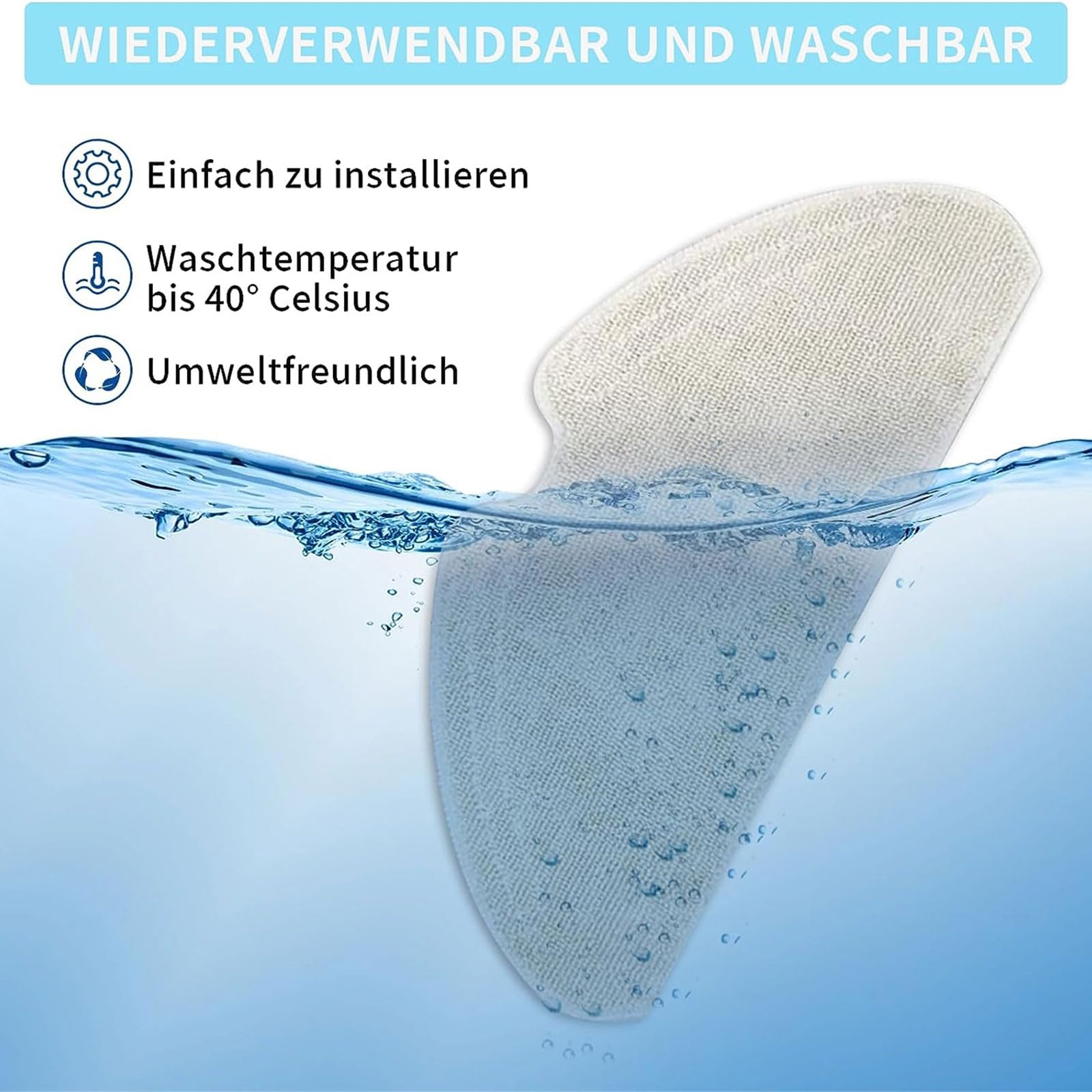Reusable Sweeping Robot Vacuum Cleaner Cleaning Cloth Mop Wipe Replacement Accessories Compatible For D10S/D10S 5pcs Vacuum Cleaner Cleaning Supplies Mop Cloth Accessories Floor Cleaning Tools