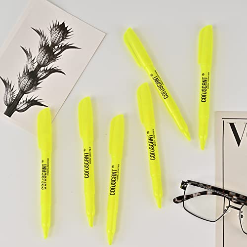 highlighters 80 pack, yellow highlighter,Chisel Tip Highlighter Pens, Non-toxic Odorless Quick-drying Markers for Multipurpose, Fade resistant, for classrooms and offices,A good gift for children