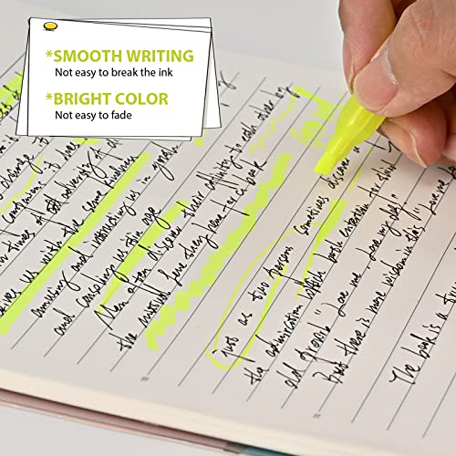 highlighters 80 pack, yellow highlighter,Chisel Tip Highlighter Pens, Non-toxic Odorless Quick-drying Markers for Multipurpose, Fade resistant, for classrooms and offices,A good gift for children