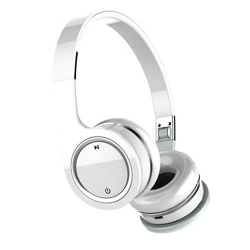 Nakamichi BTHP03 Series Bluetooth On-The Ear Headphones - Retail Packaging - White