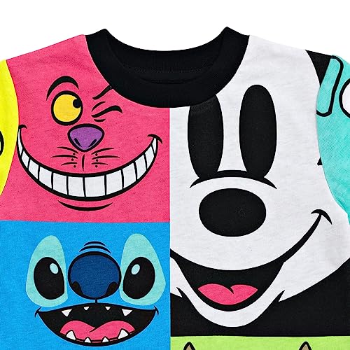 Disney D100 Stitch Mickey Mouse Winnie The Pooh Toddler Boys T-Shirt Multicolor 2T
