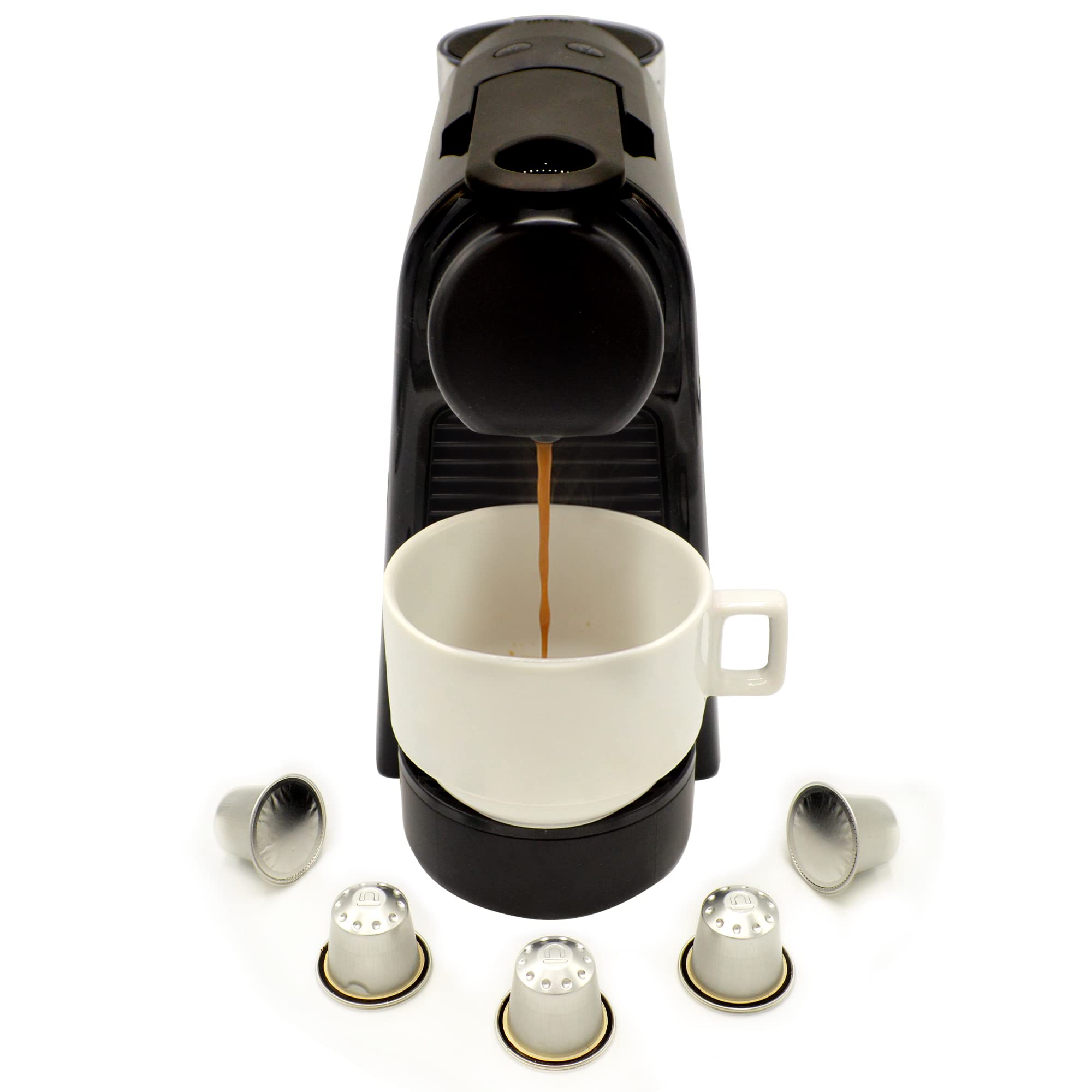Nuage Coffee | Americano Medium-Dark Roast | Compatible With OriginalLine Nespresso Machines | Aluminum Espresso Coffee Pods | 50 Pods (5 Pack) | Not Vertuo Compatible