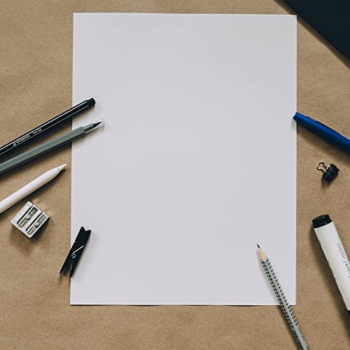 100 Pack of 3x5 inches Thick Heavyweight Index Cards on 110lb Card Stock - Perfect for Note-Taking, Studying, and Organization - Ideal for Classrooms, Office, and Home Use