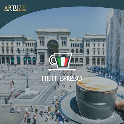 Artuzzi 120ct Flavored Espresso Pods for Nespresso Original Machines | Caramel Chocolate Vanilla Cookie Almond Hazelnut I Italian Coffee Capsules Aluminum & Recyclable