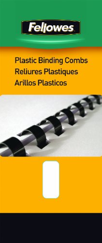 Plastic Binding Comb 3/8" Black, 100Pack