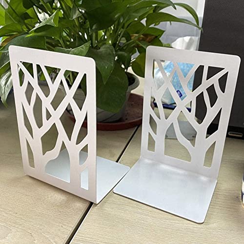 2pcs Metal Bookend Bracket Universal Hollow Forest Animal Shaped Book Office Shelf Book Support Stop Holder Stand Book