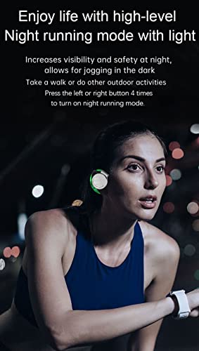 True Wireless Earbuds, Over-Ear Bluetooth 5.2 Earphones with Microphones,Deep Bass, IPX5 Waterproof HiFi Stereo Headsets Sport Ear Hook LED Display Wireless Ear Buds for Gym,Running,Workout (White)