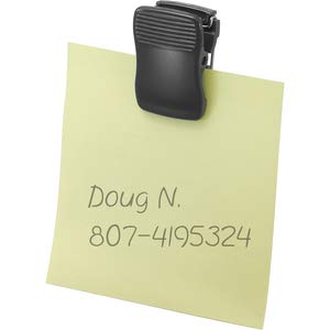 Cubicle Clips, Office Clips Holds Notes, Memos, Messages, Photos - Black - 24-Pack