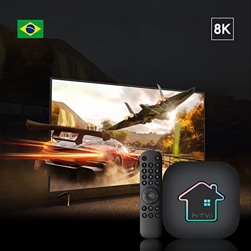 BOMIX 2023 Newest H8 HTV8, HTV 7 Updated Box IPTV Brazil More Videos 8K HDR Image Android 11 HDMI 2.0 LAN Multi-Media