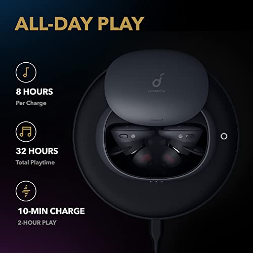 Soundcore by Anker Liberty 2 Pro True Wireless Earbuds, Bluetooth Earbuds, ACAA Dynamic Driver and Armature Driver, in-Ear Studio Performance, 8H Playtime, HearID Personalized EQ, Wireless Charging