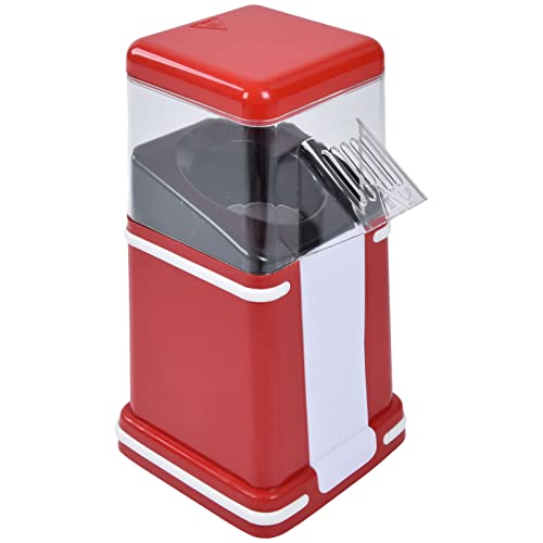 Jauarta Electric Popcorn Maker Hot Air Design Compact Structure 1200W Popcorn Popper Machine for Family Party (US Plug 110V)