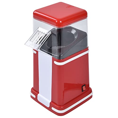 Jauarta Electric Popcorn Maker Hot Air Design Compact Structure 1200W Popcorn Popper Machine for Family Party (US Plug 110V)